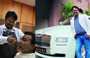 Read the story of Ramesh Babu, a billionaire barber from Bangalore who drives a Rolls Royce ...